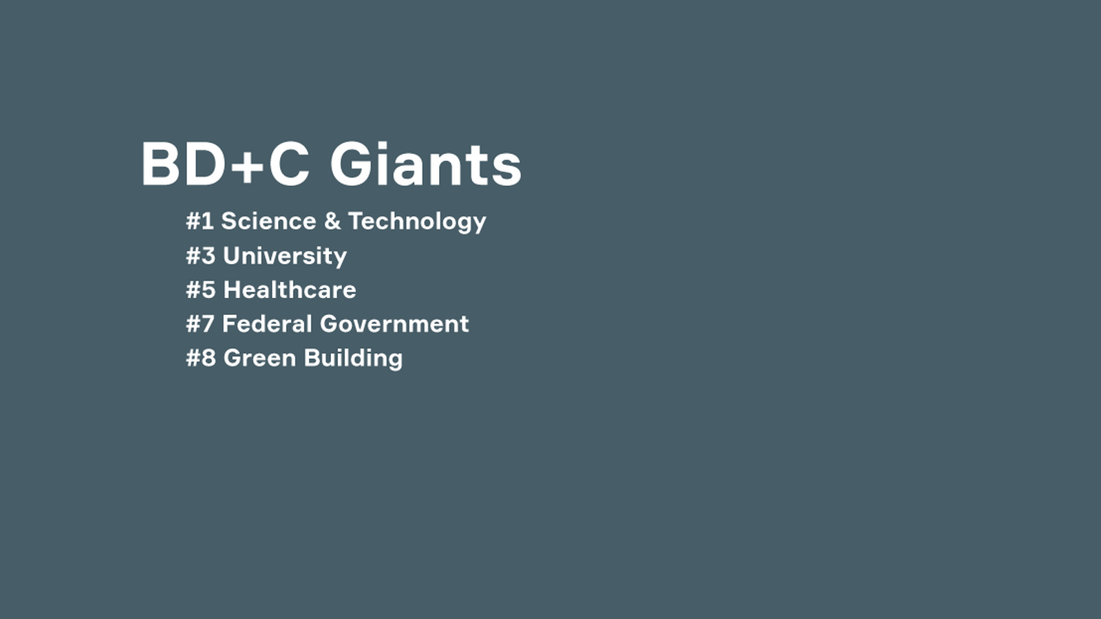 Looking back at 2019 - BD+C Rankings Summary | Affiliated Engineers